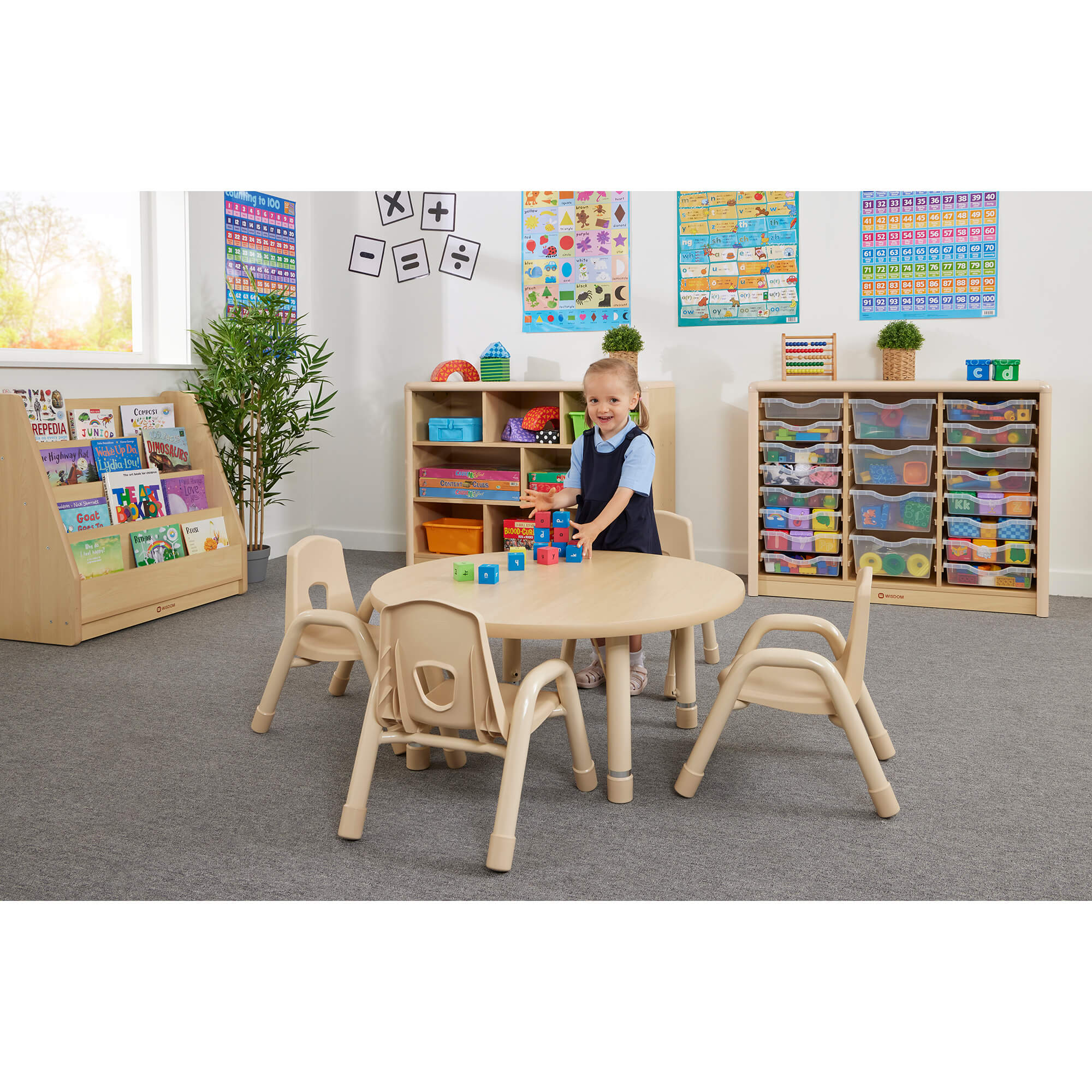 Height Adjustable Round Table | Profile Education